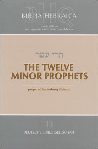 The Twelve Minor Prophets: Masorah Parva and Notes - Logos Bibelsoftware
