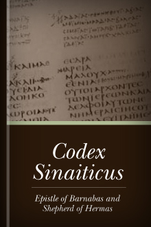 Codex Sinaiticus: Epistle of Barnabas and Shepherd of Hermas - Verbum