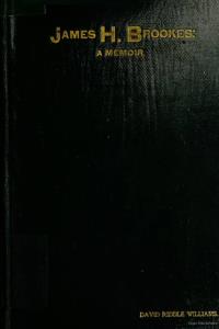 James H. Brookes : a memoir - Verbum