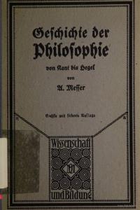 Geschichte der Philosophie von Kant bis Hegel | Logos Bible Software