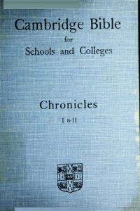 The books of Chronicles, with maps, notes, and introduction | Logos ...