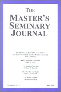 Master’s Seminary Journal Volume 10 | Logos Bible Software