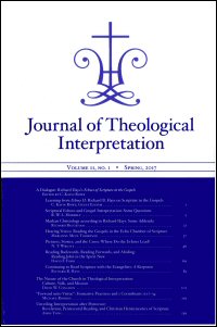 Journal of Theological Interpretation, Volume 11 | Logos Bible Software